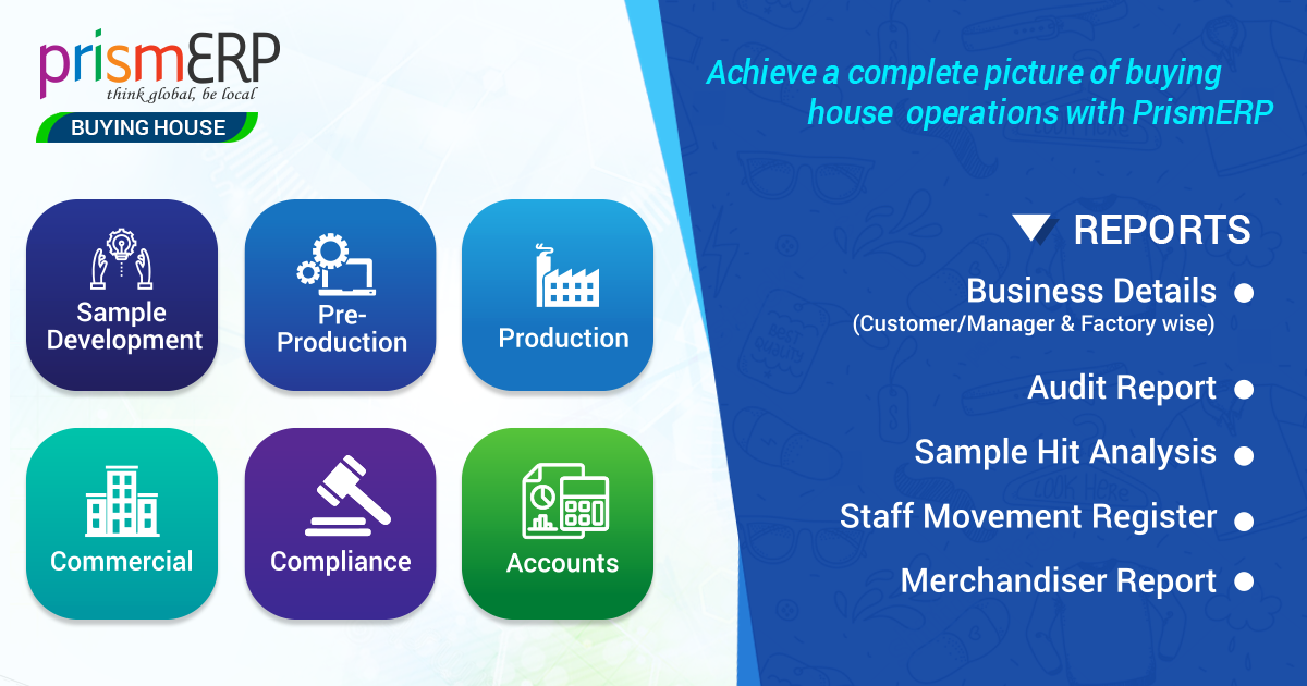 Buying House ERP Management Software System - PrismERP